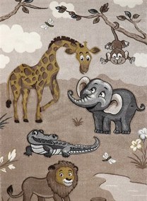 Medipa (Merinos), AKCE: 140x200 cm Dětský kusový koberec Diamond Kids 24292/760, béžová, dětský pokoj
