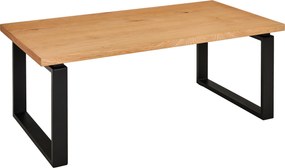 XXXLutz KONFERENČNÍ STOLEK, přírodní barvy, černá, dřevo, kov, kompozitní dřevo, 115/60/42,5 cm MID.YOU - Konferenční stolky - 002572002101