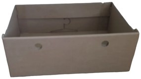 Úložné boxy na oblečení, organizéry do skříně EKO KARTON 55x40x21cm - zásuvka