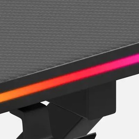 Huzaro Hero 1.7 RGB černá / Herní stůl / 120 x 60 x 75 cm