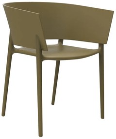 VONDOM - Židle AFRICA s područkami - písková