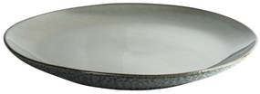 GUSTA talíř kamenina 27 cm šedá