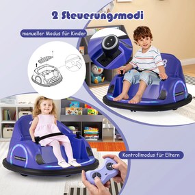 Costway Nárazník pro děti Elektrický nárazník s blikajícími LED
