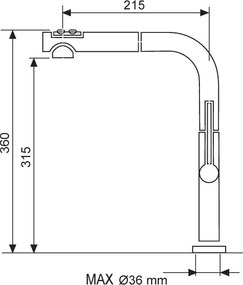 Sinks SLIM S2 kartáčovaná AVSLS2CK