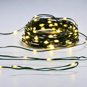 ACA DECOR Venkovní zelený LED nano řetěz 30m WW 8 fun.