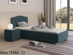 Čalouněná postel Amelie 100x200 vysoká 45 cm - výběr barev