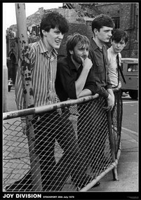 Plakát, Obraz - Joy Division - Stockport July 1979, (59.4 x 84 cm)