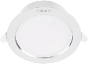 Signify commercial diamond podhledové led svítidlo kulaté 1 × 3,5 w, 315 lm, 4000 k, ip20, 9,5cm, bí