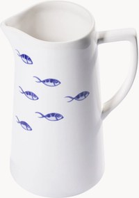 Ručně vyrobená karafa Blauer Fischschwarm