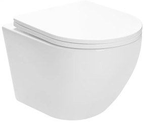 Rea Carlo Mini Basic rimless WC závěsné, duroplast