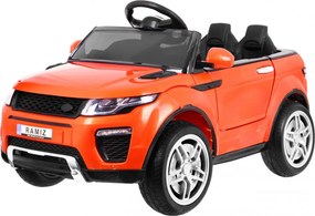 Ramiz Elektrické autíčko Rapid Racer pro děti, oranžové SUV + dálkové ovládání
