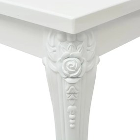 vidaXL Konferenční stolek 115 x 65 x 42 cm vysoký lesk bílý [243381]