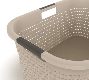 ROTHO Koš na čisté prádlo COUNTRY 40 L - cappuccino