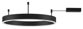 Nova Luce Stropní LED svítidlo MOTIF, ø 60cm, 40W 3000K stmívatelné Barva: Černá