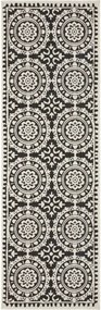 Hanse Home, Běhoun Twin Supreme 104129 Black/Cream – na ven i na doma, 80x250, černobílá, chodba / předsíň