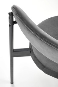 HALMAR K509 židle šedá