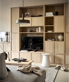 Modulární knihovna v dekoru dubu v přírodní barvě 110x199 cm Modulair – vtwonen