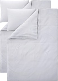 Livarno® Sada ložního povlečení s podílem lnu, 140 x 200 cm, 70 x 90 cm, 2dílná, bílá