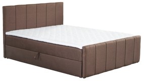 Boxspringová postel, 180x200, hnědá, STAR