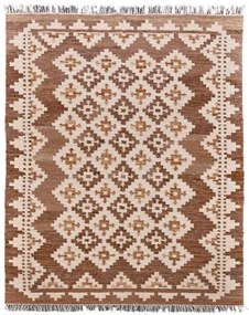 Hans Home | Ručně vázaný kusový koberec M. Kelim DE 2262 Brown Mix - 240x300