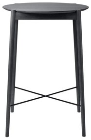 Barový stolek Øst z dubového dřeva Barva:: černá