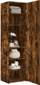 Skříň highboard kouřový dub 50 x 42,5 x 185 cm kompozitní dřevo 3281417