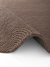 Hanse Home, Kusový koberec Calmio 106219 Taupe kruh, 200x200 (průměr) kruh, hnědá, ložnice