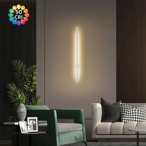 BRILAGI - LED Venk. nást. svít. AURA LED/12W/230V 3000K IP54 65 cm bílá CRI 90