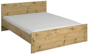 Tempo Kondela Dřevěná postel Airon 200x160 Dub Artisan