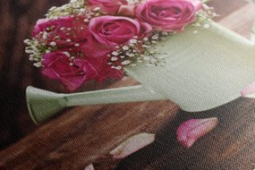 Obraz růže v konve Varianta: 120x80
