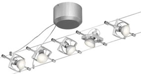 Paulmann 94133 - SADA 5xGU5,3/10W Bodové svítidlo MAC 230V chrom