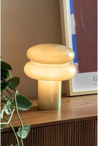 Zelená skleněná stolní lampa (výška 24 cm) Incesante – Leitmotiv