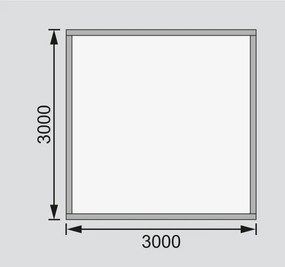 Dřevěný zahradní domek 304x304 cm Lanitplast