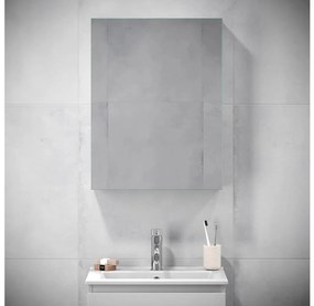 BATH DELUXE Zrcadlová koupelnová skříňka HENRY 65x50 cm bílá 02-050-63-01-01