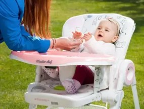 CHIPOLINO Jídelní židlička Master Chef Platinum / Nosnost: 15 kg