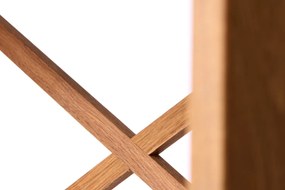 Designový regál Walworth 124 cm přírodní dub