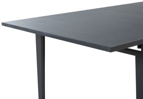 Rozkládací jídelní stůl 120/160 x 80 cm černý NORLEY Beliani