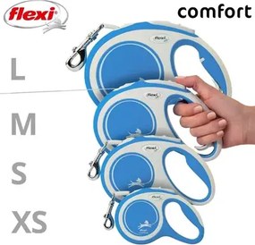Flexi Comfort L pásek 8m modré / Vodítko