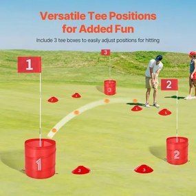 Backyard Golf Game 3jamková přenosná kyblíková golfová hra pro děti a dospělé
