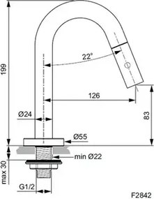 Ideal Standard IdealStream - Umyvadlový ventil | chrom