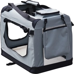 Přepravní box fudajo – 50 × 35 × 35 cm, šedá (63349)