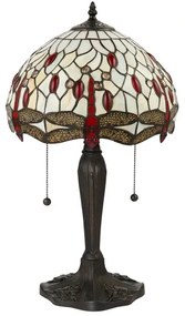 Endon 64086 - Stolní lampa Tiffany DRAGONFLY 2xE27/60W/230V pr. 30 cm