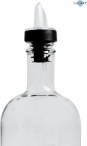 Skleněná láhev na olej 500 ml s čirou nálevkou APOLO