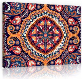 Obraz 80x60 Mandala Boho Harmonie v obývacím pokoji Vzorovaný akcent do pokoje