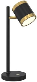 Wofi | Wofi 8003-104S - LED Stmívatelná stolní lampa TOULOUSE LED/10W/230V černá/zlatá | W3991