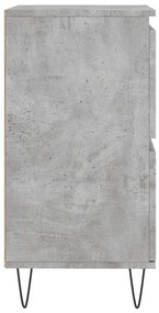 Příborníky 3 ks betonově šedé kompozitní dřevo,  3190201