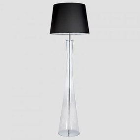 4concepts Luxusní stojací lampa SIENA Barva: Černo-stříbrná