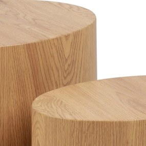 ACTONA Set 2 stolků MICE dub 33x38 cm 0000081695