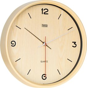 Nástěnné hodiny TEESA TSA0048 30cm, imitace světlé dřevo