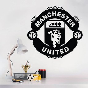 DUBLEZ | Dřevěný obraz - Logo Manchester United